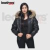 Best Leather V Bomber Jackets for Women - Dot Leathers